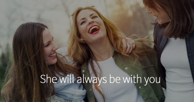 She will always be with you