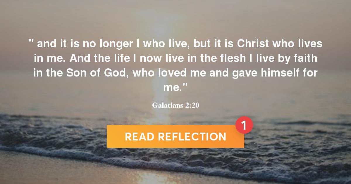 Christ lives in me