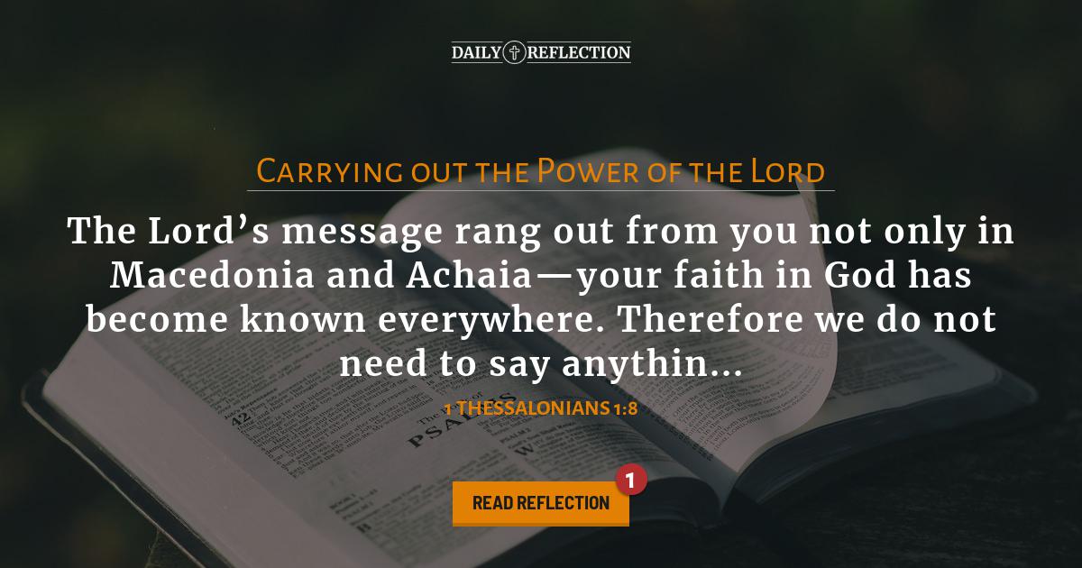Carrying Out The Power Of The Lord carrying-out-the-power-of-the-lord
