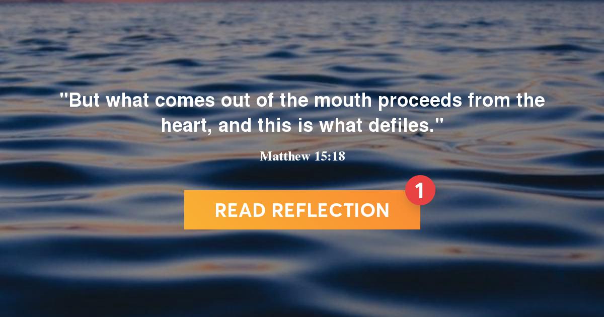 Speak with edifying words